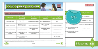 B2 Speaking Activities | twinkl.co.uk