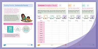 Common Exception Words Year 2 • Twinkl.ca