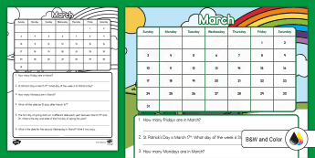 Calendars for 1st Grade | twinkl.com