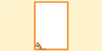 Tiger Page Borders | twinkl.com.au