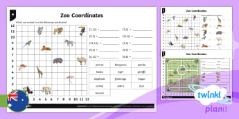 Construct a grid coordinate system that uses coordinates to locate ...