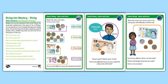 Counting in Notes & Coins - Money & Coins - KS1 Primary Resources