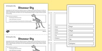 Dino Dig - Twinkl NewsRoom - Twinkl