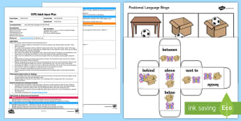 Positional Language Activities for Early Years (EYFS)