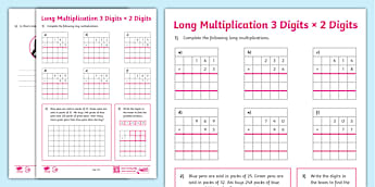 Multiplication Worksheets - Years 5-6 - Australia - Twinkl