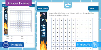 Interactive Word Search Word Search Puzzles - Twinkl