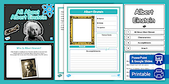 Albert Einstein Lessons | twinkl.com