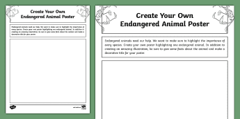 Endangered Animals Worksheets | twinkl.com