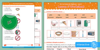 Level 2 | ESL Curriculum for Beginners | Resources - Twinkl