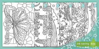 Easter Colouring Pages Printable | Parents Spring Resources