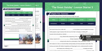 The Great Gatsby Literature • Twinkl.co.uk