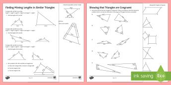 Congruence Worksheets | twinkl.com.au