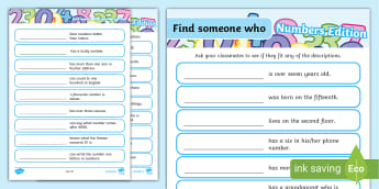 Find Someone Who Activities | ESL Resources | Twinkl