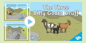 Three Billy Goats Gruff Art | twinkl.co.uk