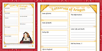 Catherine of Aragon Histories | twinkl.com.au