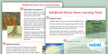 Rainforest Dance | KS2 | Year 3 Dance Lessons | PE Resources