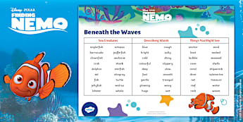 Disney Pixar Finding Nemo Activities | Twinkl - Twinkl