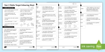 10 Maths Targets - Assessment - KS1 Maths - Twinkl