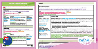 Year 4, Move Australia, Physical Education, PE, movement, unit