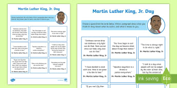 KS2 Martin Luther King Jr. Day - Primary Resources