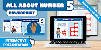 Number 5 - All About Numbers - EYFS - Primary Resources