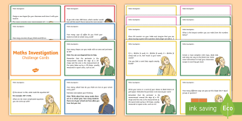 Mathematics Challenge Cards • Twinkl.com.au