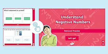 Negative Numbers Quizzes | twinkl.com.au