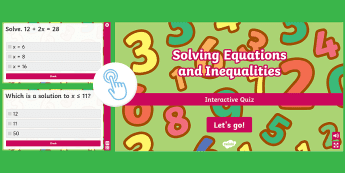 Math Inequalities | twinkl.com
