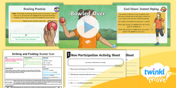 Year 6 Outdoor PE Lesson Plans - Striking and Fielding Games