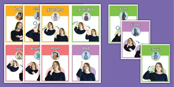ASL Printable Flash Cards | twinkl.com