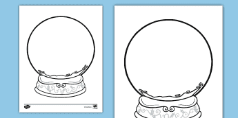 Snow Globe Templates | twinkl.com