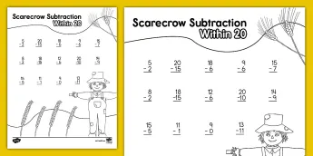 Subtraction Activities | twinkl.com