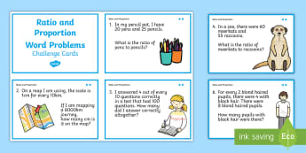 Ratio and Proportion KS2 - Primary Maths Resources - Year 6