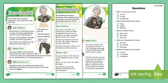 Jane Goodall Resources | twinkl.co.uk