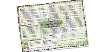 Where the Wild Things Are - Maurice Sendak Primary Resources