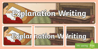 Explanation Text Examples & Resources