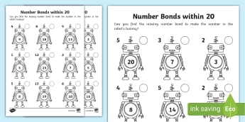 100+ Number Bonds to 20 - Primary Resources - Twinkl