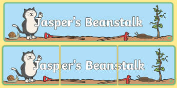 Jasper's Beanstalk Displays Resources - Twinkl