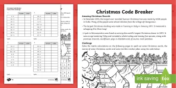 Mathematics Code Breakers | twinkl.co.uk