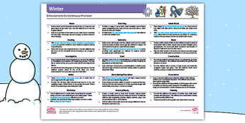 Weather and Seasons - Topics - EYFS