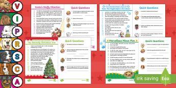 3 - 4 Christmas English Activities - Twinkl