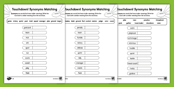 Second Grade Synonyms | twinkl.com