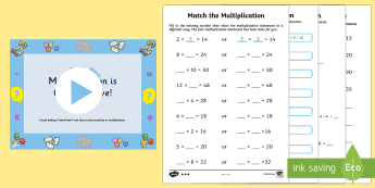 Differentiated Multiplication Worksheets | twinkl.com.au