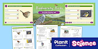 Biodiversity - Birds Year Three - 3 - Science Lesson Plans for Primary ...