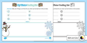 Winter Worksheets Kindergarten | twinkl.com
