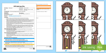 Time Games Early Years (EYFS), times, clock, clocks, o'clock, game