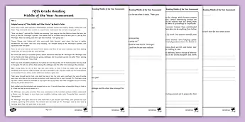 Fifth Grade Reading Assessments | twinkl.com