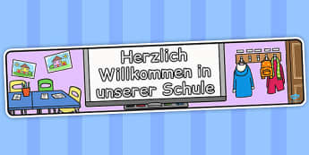 Classroom Organisation Display Primary Resources - German Classroom