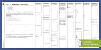 Bearings Worksheets | twinkl.co.uk