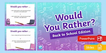 Would You Rather Games | twinkl.com